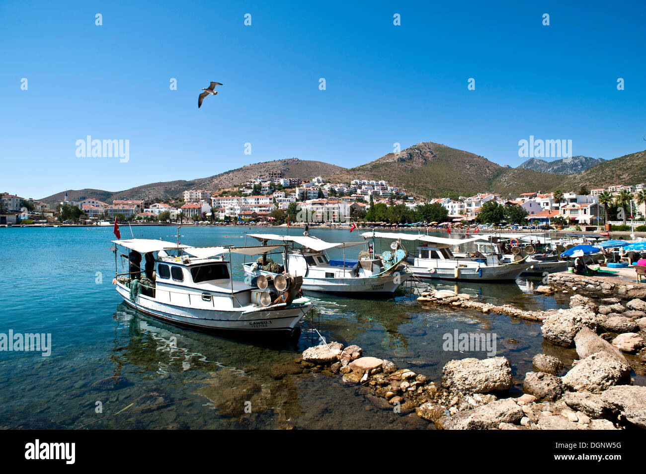 Harbour of Datça, Datca, Datca-Peninsula, Mugla Province, Turkish ...