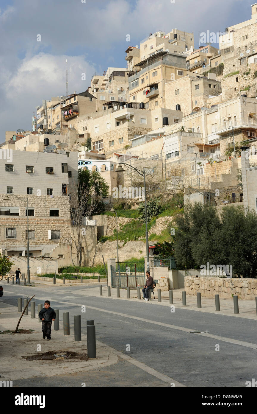 Densely built-up area in the Palestinian suburb of Silwan in East ...