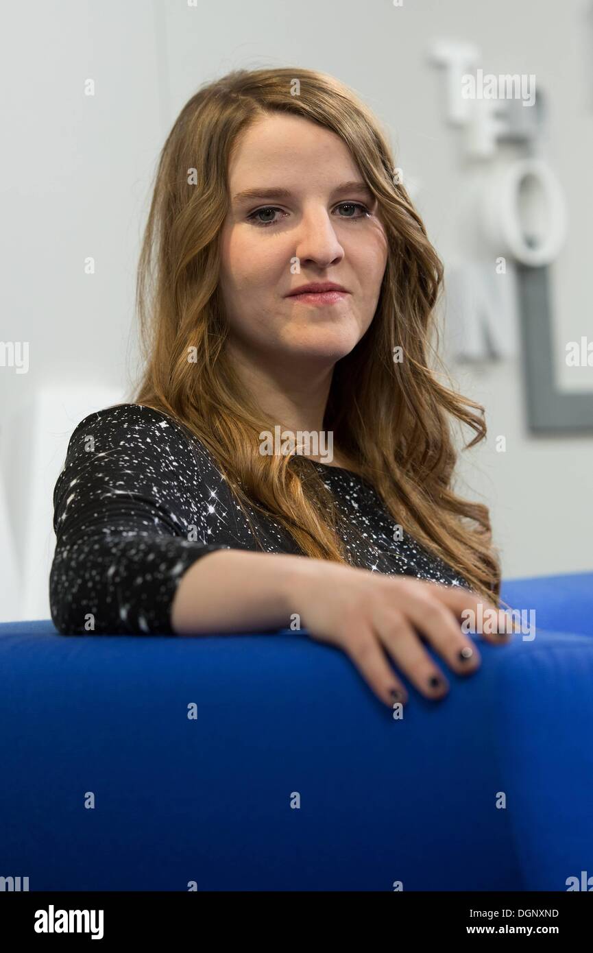 Helene Hegemann , at the 65. Frankfurt Book Fair in Frankfurt Main ...