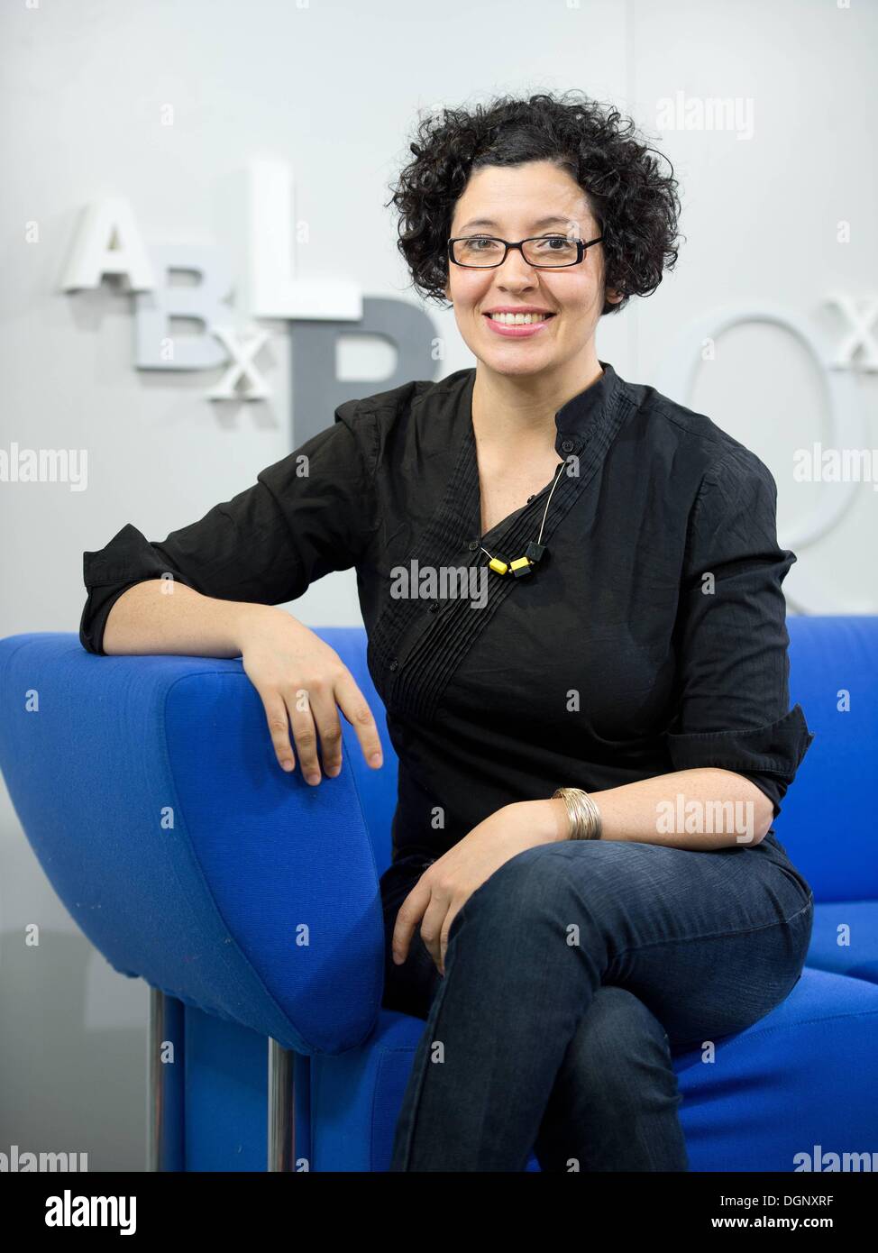 Andrea del Fuego , at the 65. Frankfurt Book Fair in Frankfurt Main ...