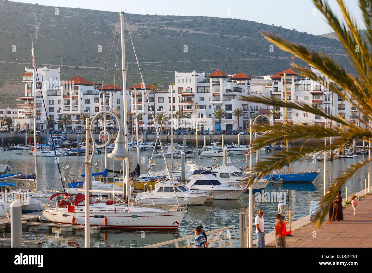 Marina, Agadir port Stock Photo - Alamy