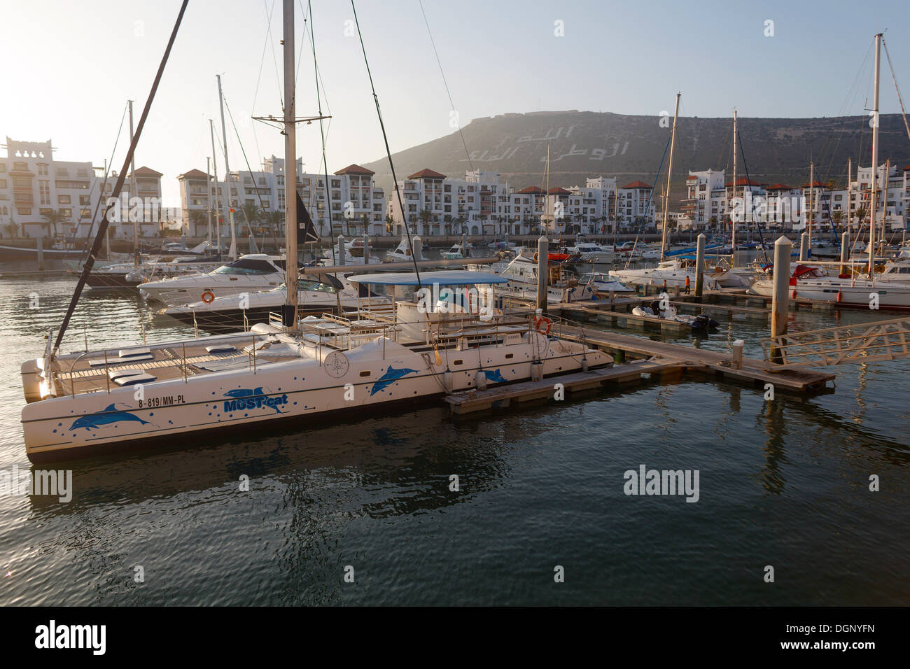 Marina, Agadir port Stock Photo - Alamy
