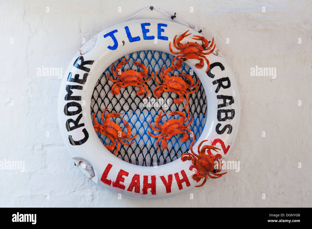 Cromer crab sign hi-res stock photography and images - Alamy