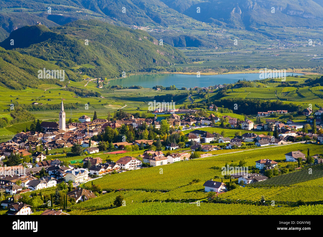 Kaltern village, province of Bolzano-Bozen, Italy, Europe Stock Photo ...