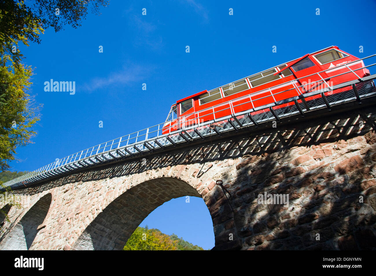 Mendola funicular railway hi-res stock photography and images - Alamy