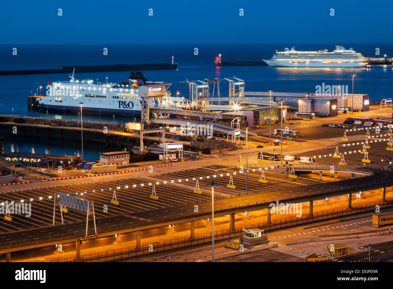 Dusk illuminated dover hi-res stock photography and images - Alamy
