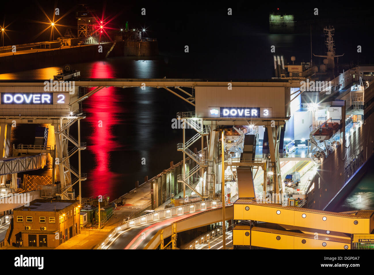 Dusk illuminated dover hi-res stock photography and images - Alamy