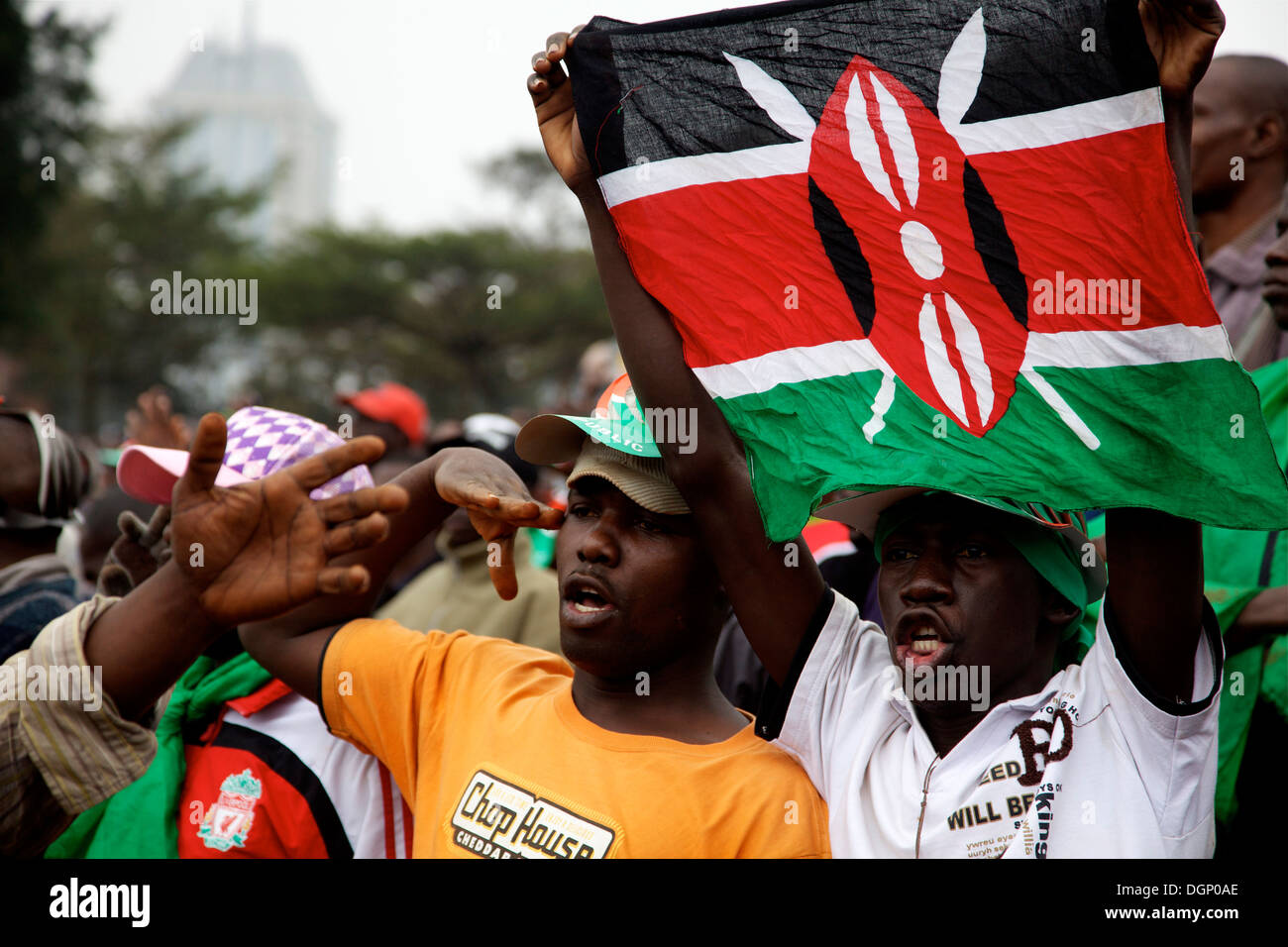 President of kenya mwai kibaki hi-res stock photography and images - Alamy