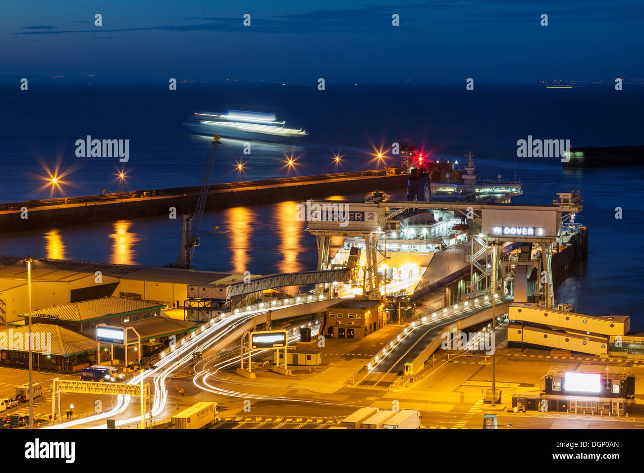 Dusk illuminated dover hi-res stock photography and images - Alamy