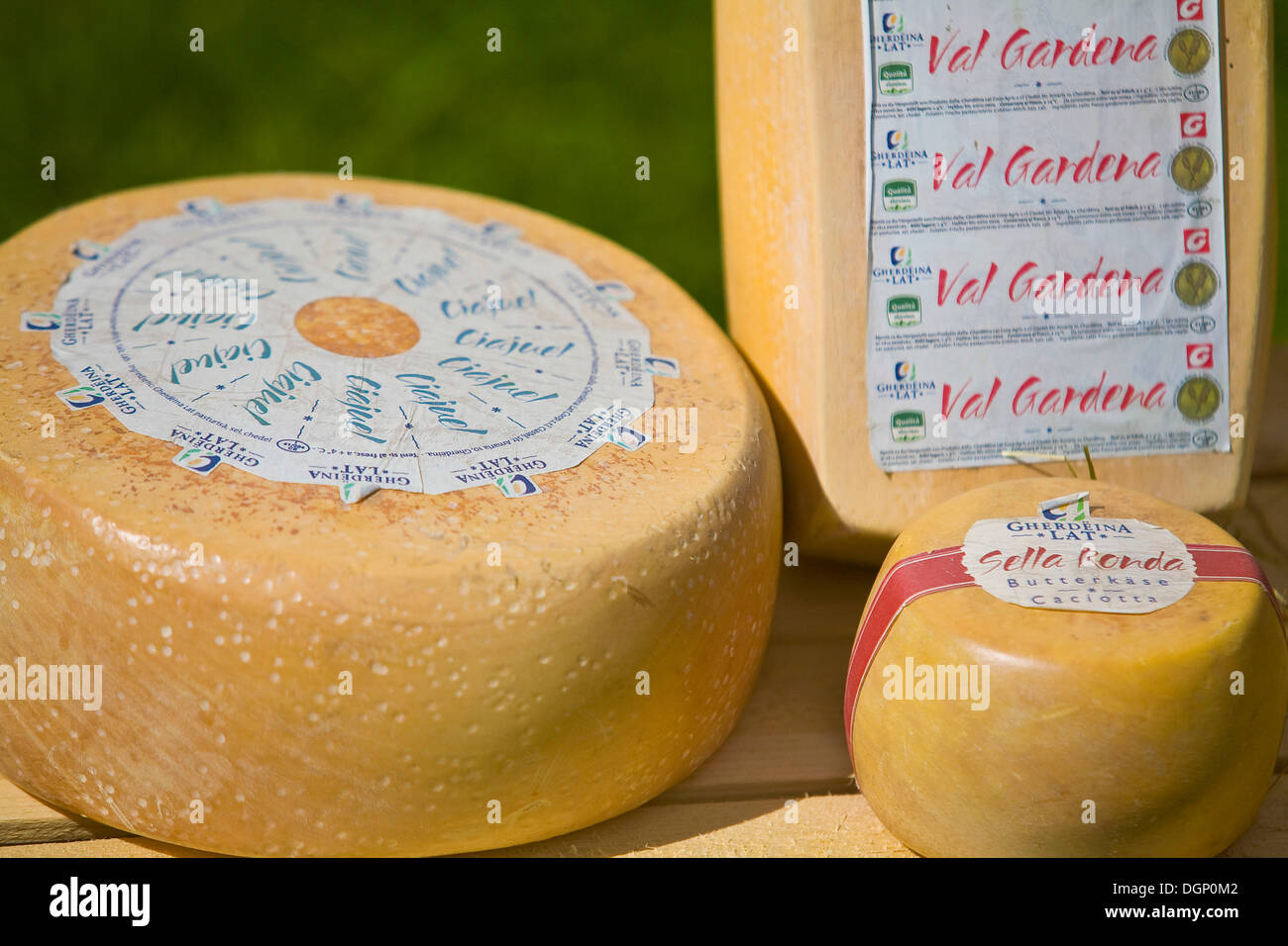 South Tyrolean cheese Stock Photo - Alamy