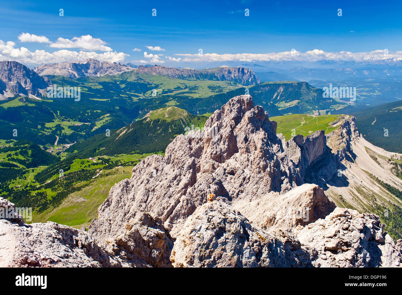 Panorama from seceda mountain hi-res stock photography and images - Alamy