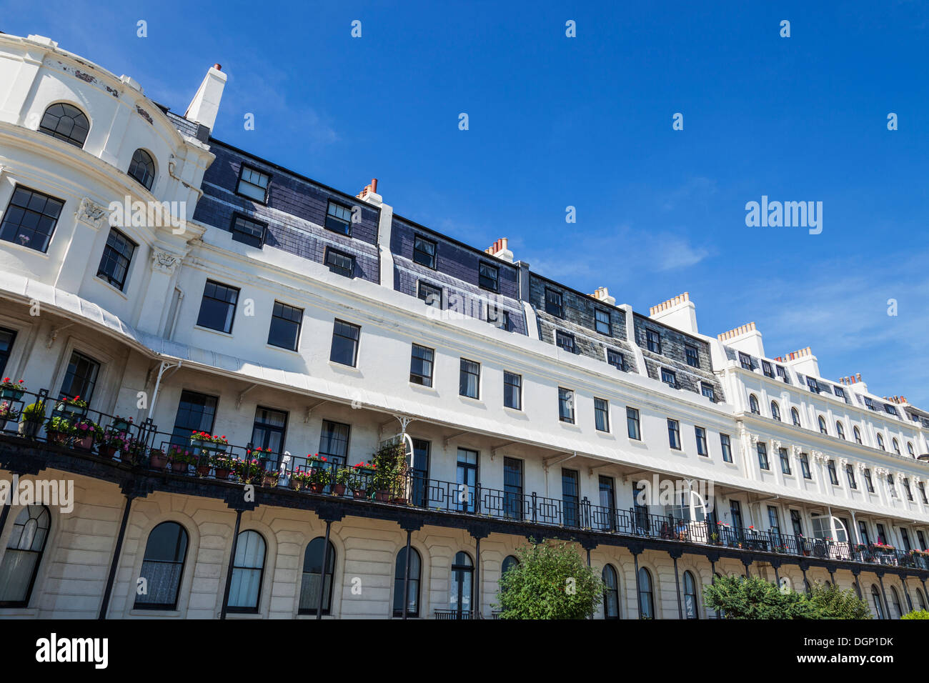 England, Kent, Dover, Waterloo Crescent, Seafront Victorian Building ...