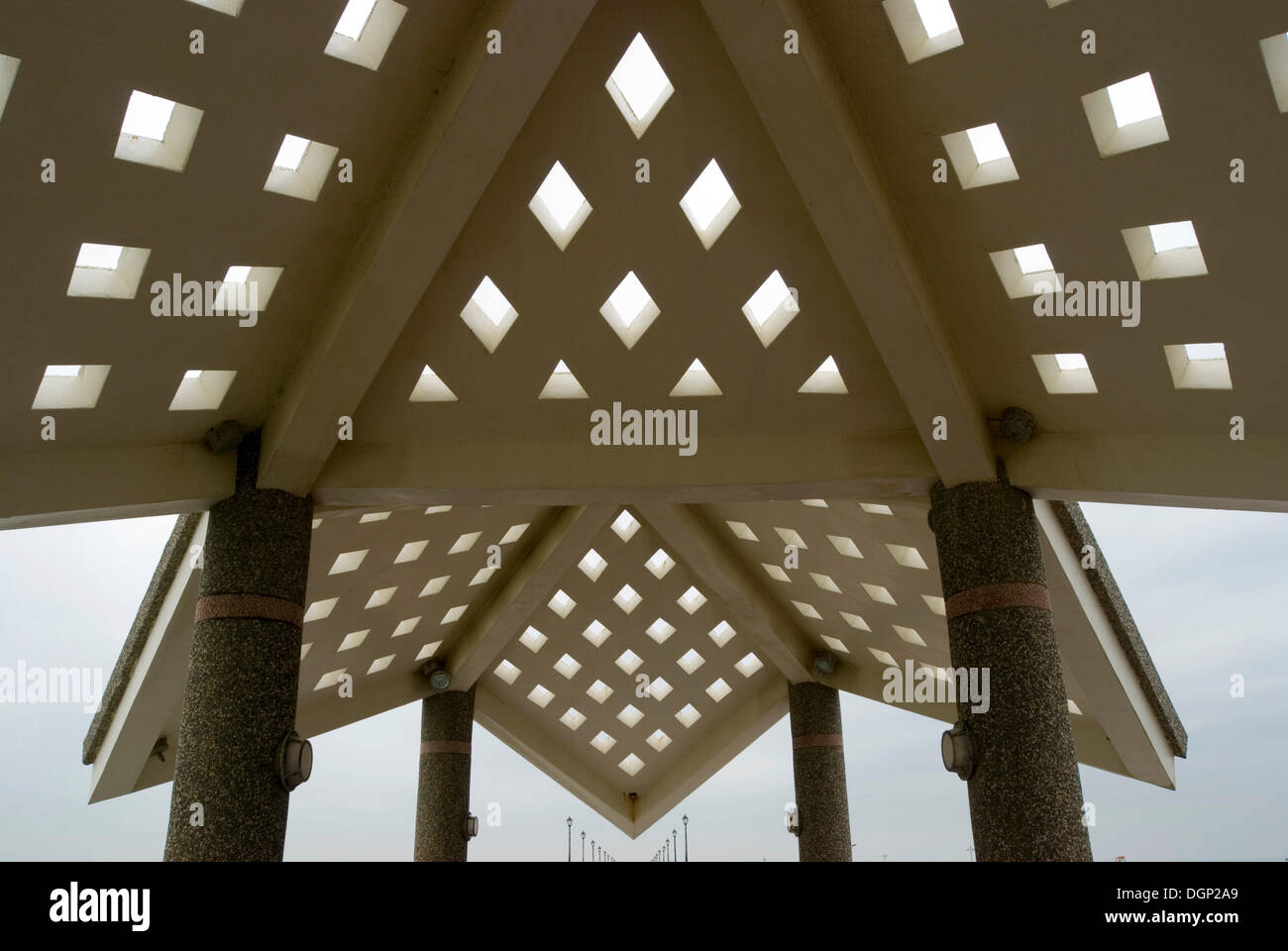 Polygon pavilion, detail Stock Photo - Alamy