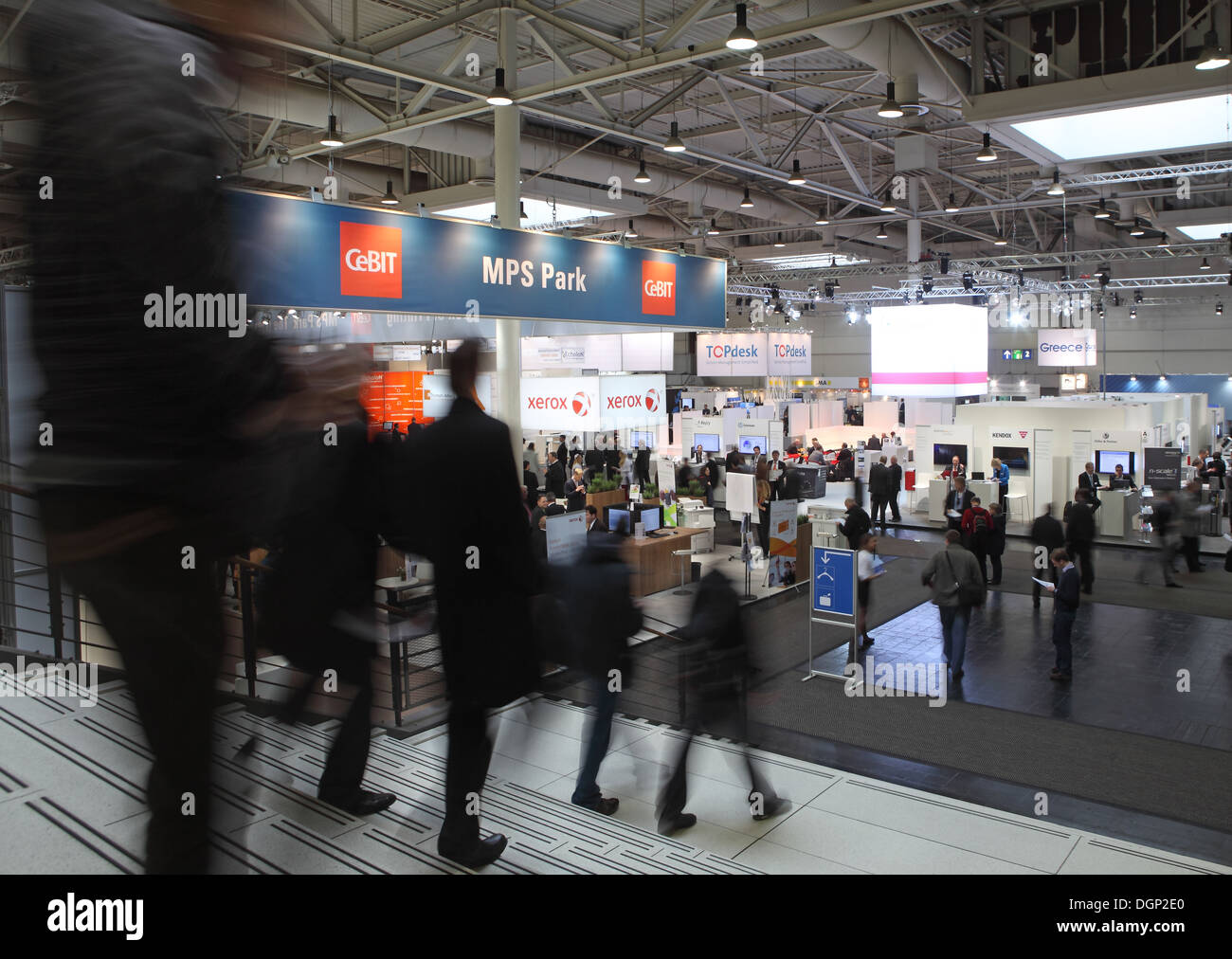 Hannover germany entrance situation cebit hi-res stock photography and ...