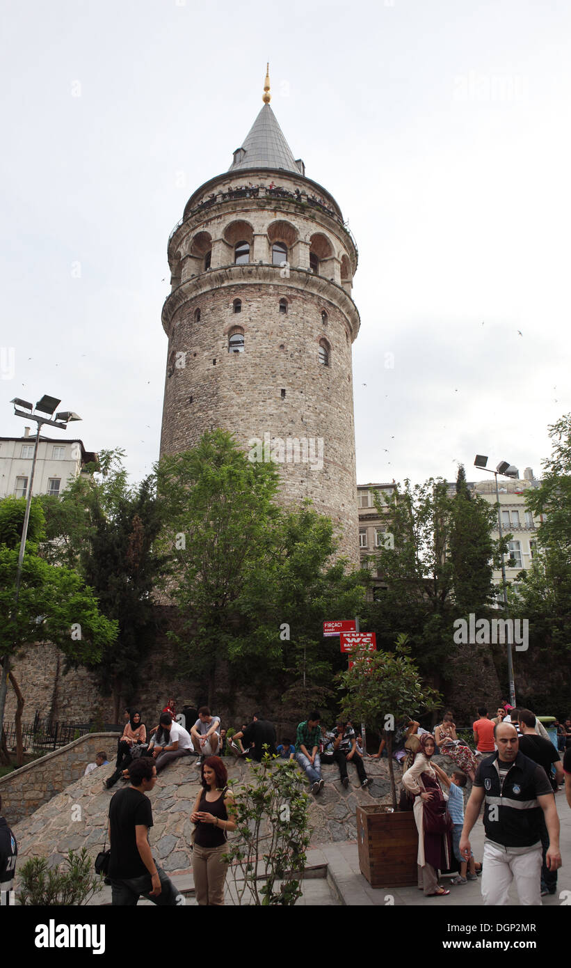 Istanbul, Turkey, the Galata Tower in Istanbul Stock Photo - Alamy