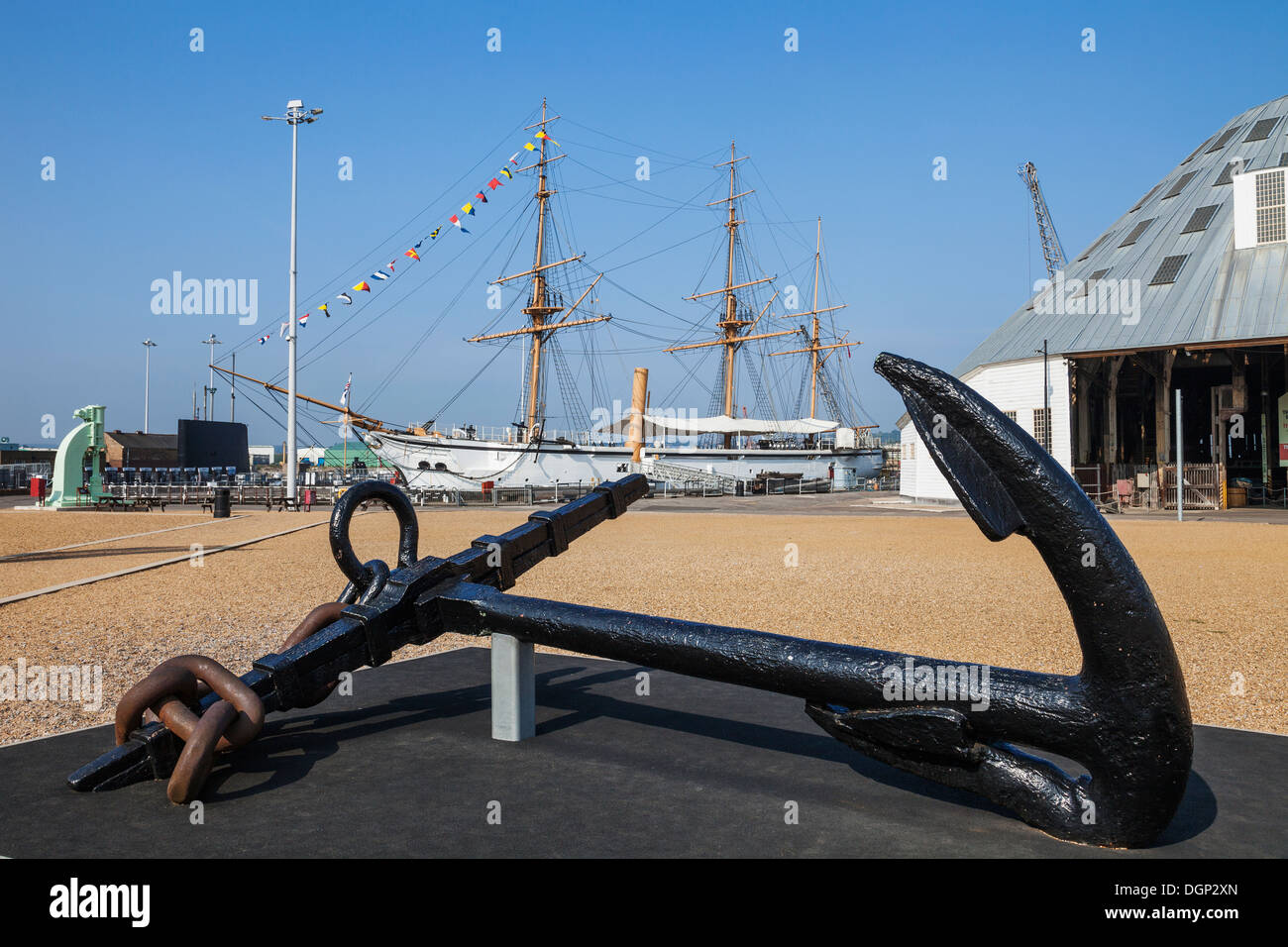 England, Kent, Rochester, Chatham, Chatham Historic Dockyard, HMS ...