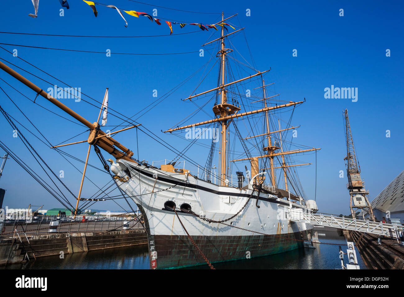 England, Kent, Rochester, Chatham, Chatham Historic Dockyard, HMS ...