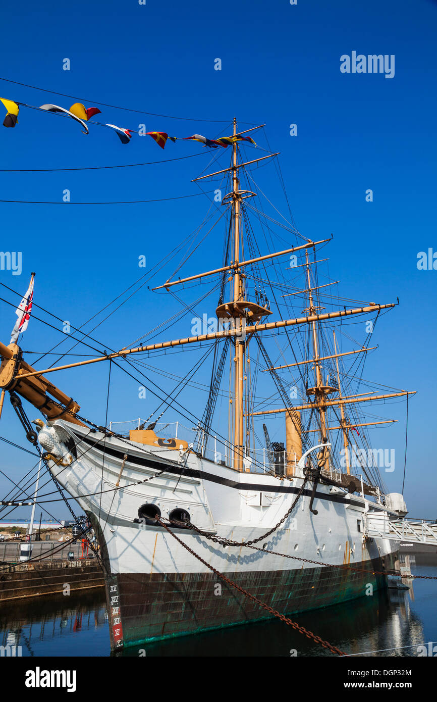 England, Kent, Rochester, Chatham, Chatham Historic Dockyard, HMS ...