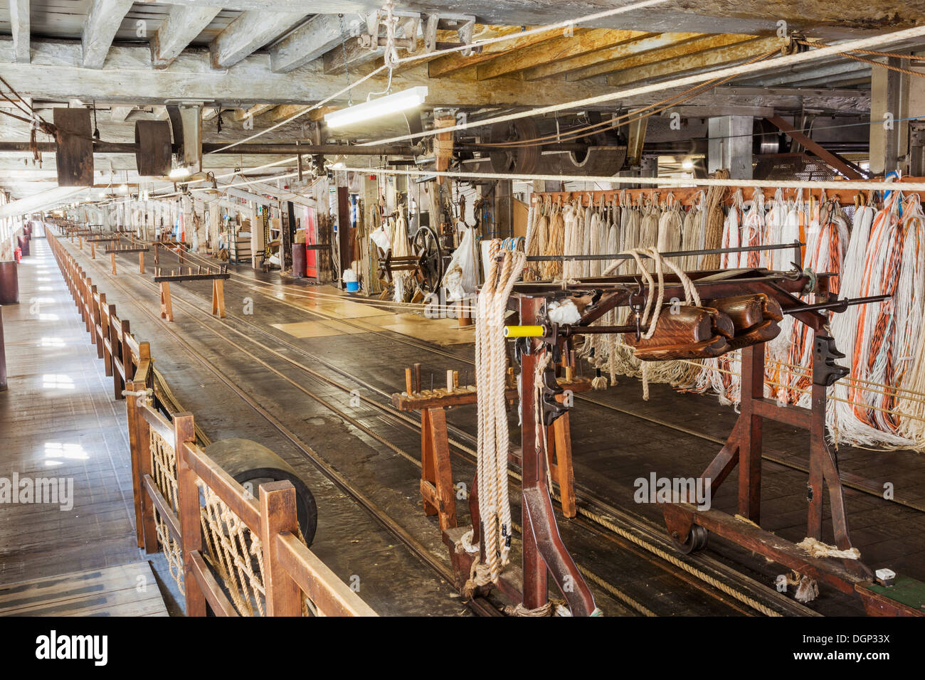 Rope manufacturing hi-res stock photography and images - Alamy