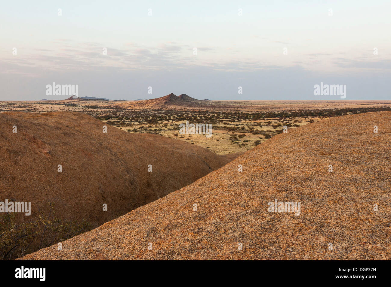 Granite landscape, Spitzkoppe, Twyfelfontein, Damaraland, Kunene Region ...