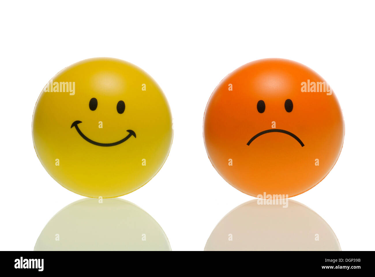 Happy Face Sad Face Cut Out Stock Images & Pictures - Alamy