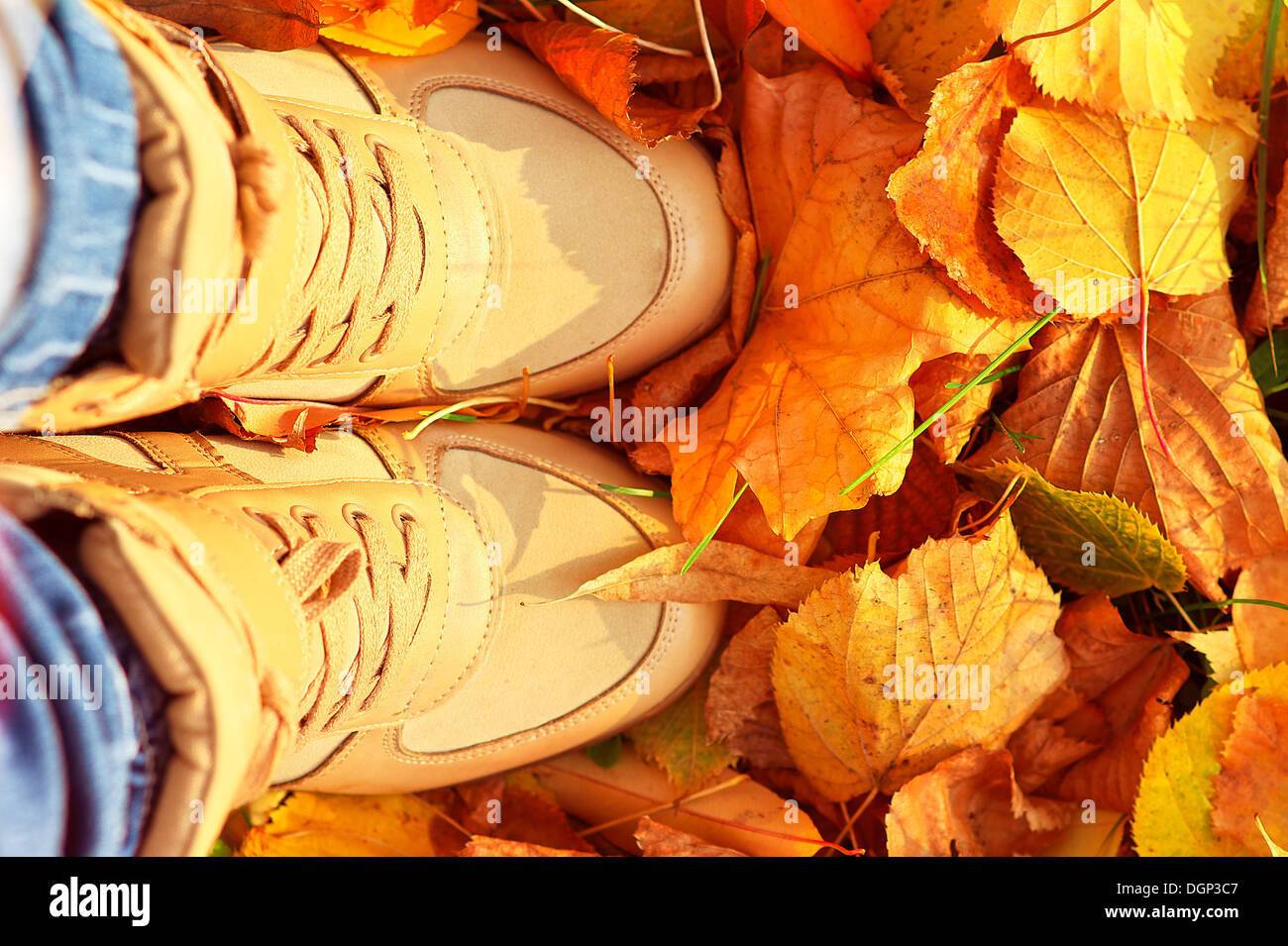 Female fall shoes hi-res stock photography and images - Alamy