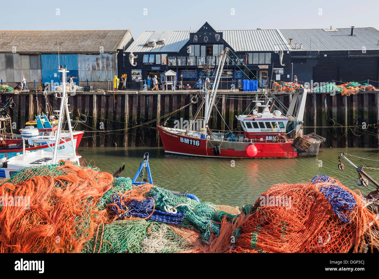England, Kent, Whitstable, Whitstable Harbour Stock Photo - Alamy