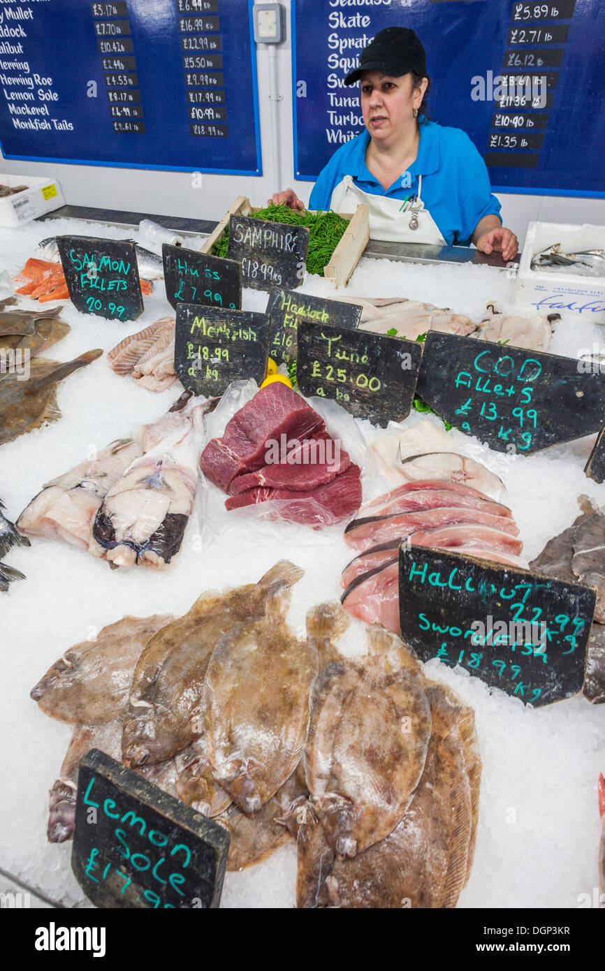 England, Kent, Whitstable, Whitstable Harbour, Fish Market Stock Photo ...