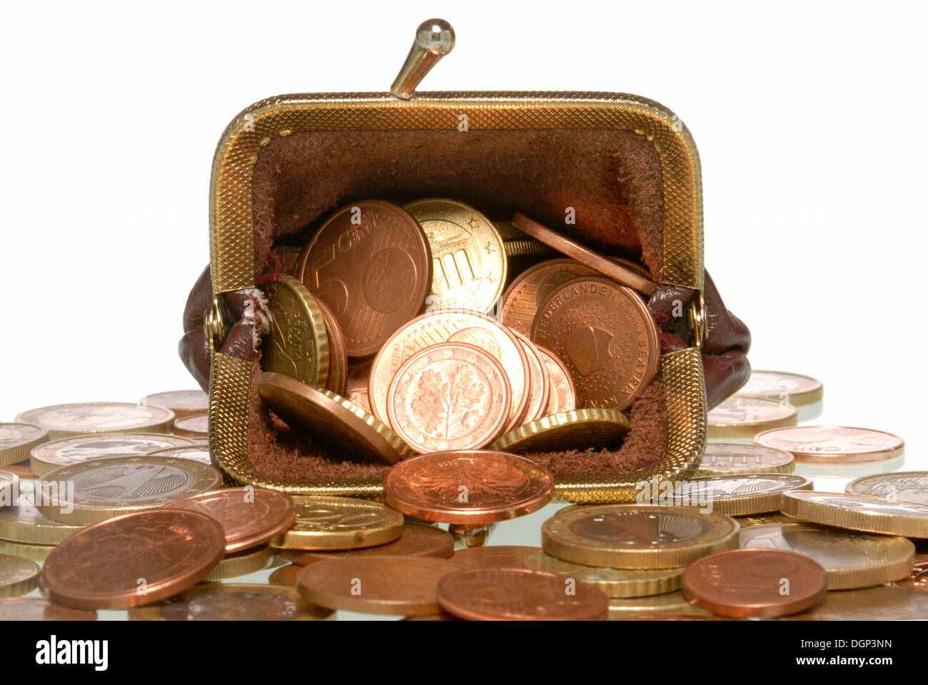 Overflowing purse hi-res stock photography and images - Alamy