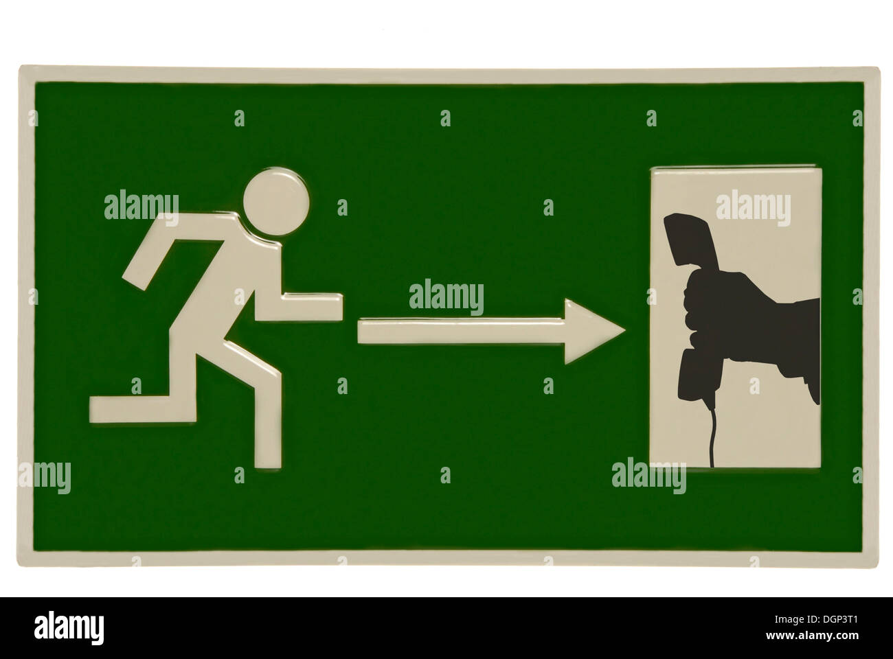 Emergency Exit Pictogram Exit Sign High Resolution Stock Photography ...