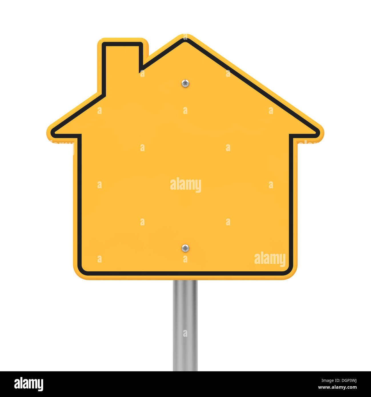 Road Sign in Shape Houses Stock Photo - Alamy