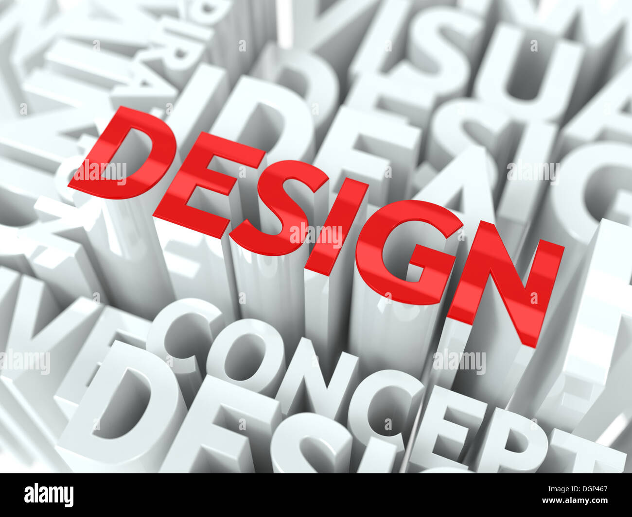 Design word hi-res stock photography and images - Alamy