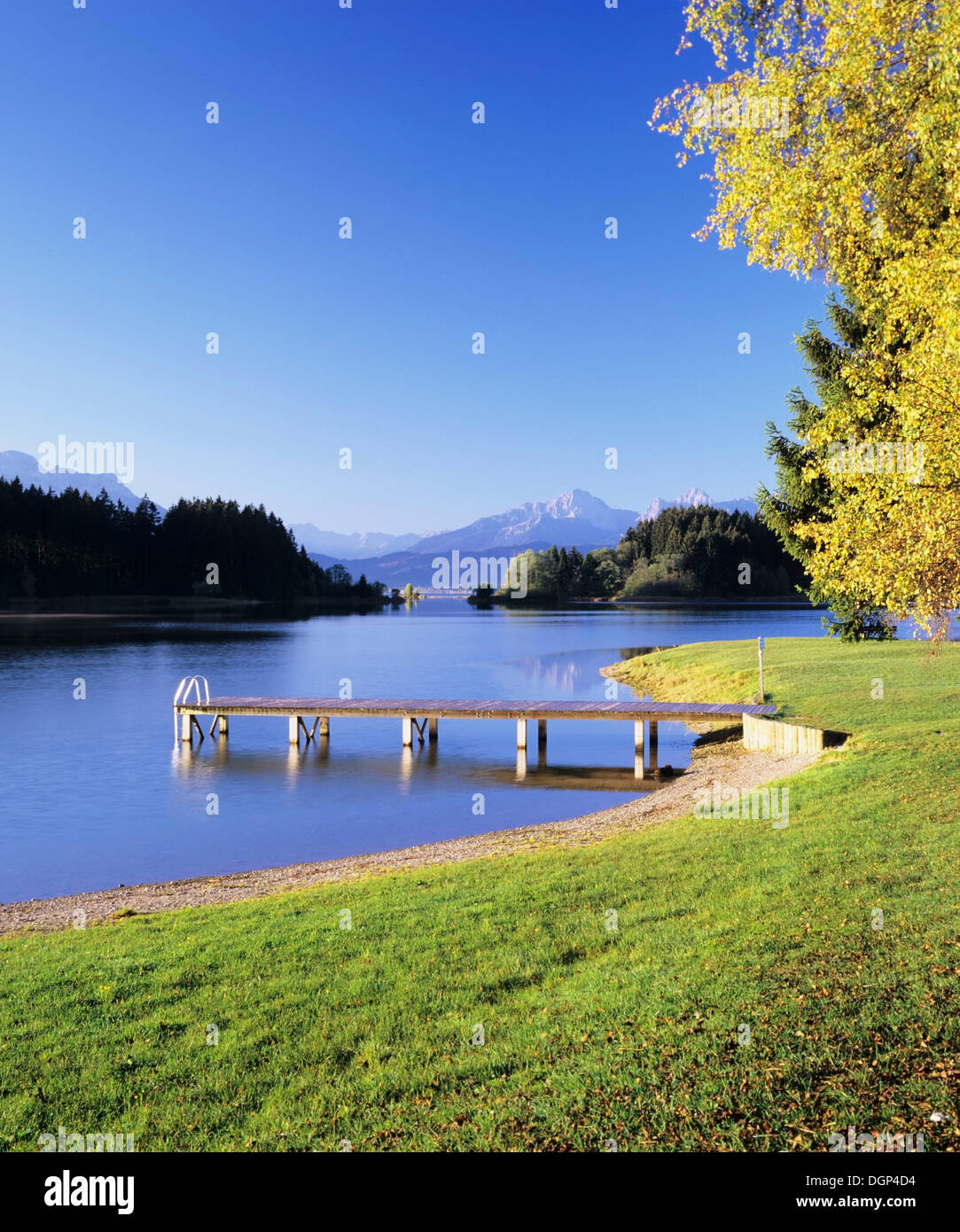 Autumn in the forggensee hi-res stock photography and images - Alamy