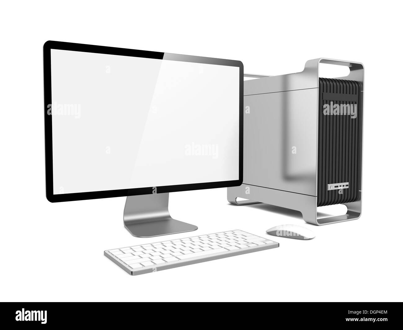 Modern Computer Station Stock Photo - Alamy