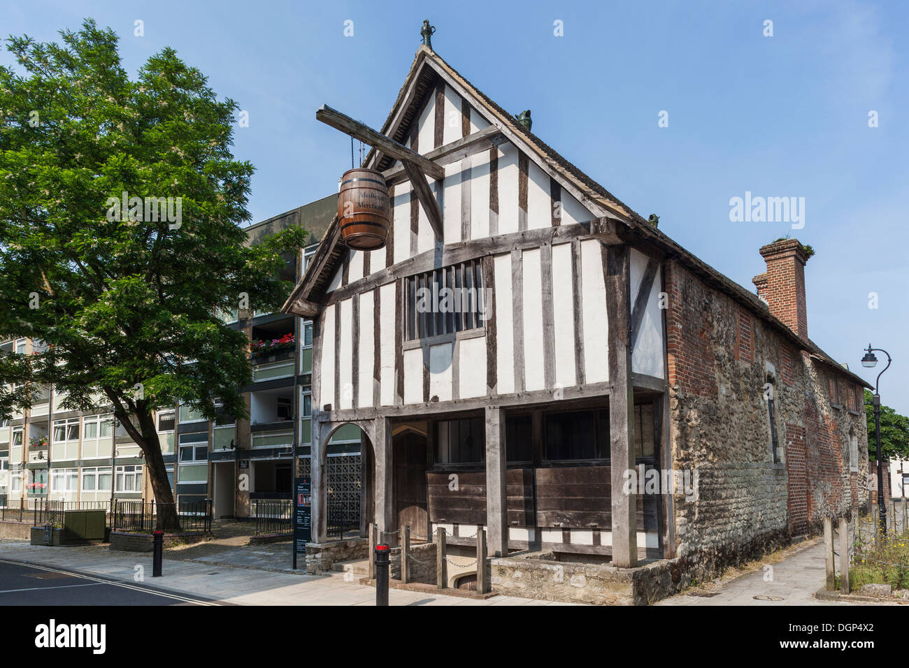 England, Hampshire, Southampton, The Medieval Merchants House Stock ...