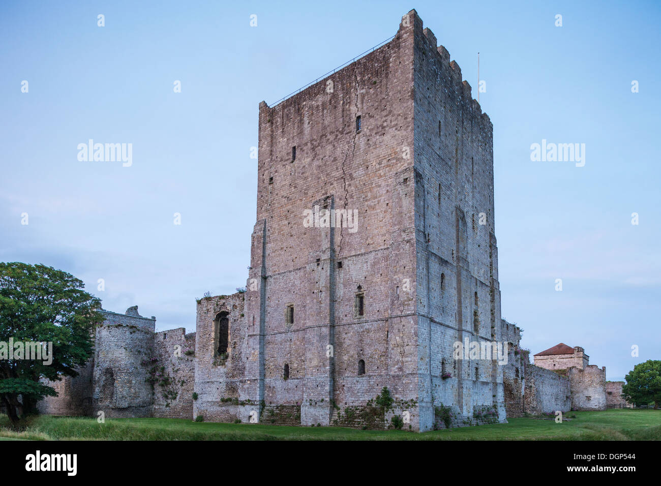 England, Hampshire, Portchester, Portchester Castle Stock Photo - Alamy
