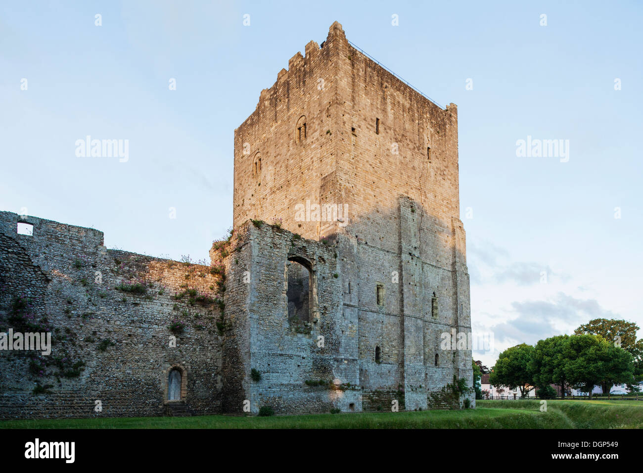 England, Hampshire, Portchester, Portchester Castle Stock Photo - Alamy