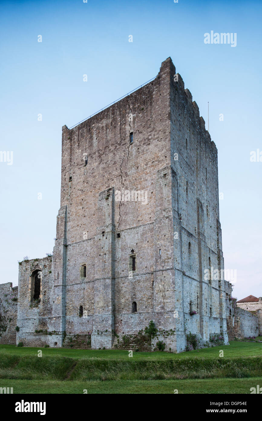 England, Hampshire, Portchester, Portchester Castle Stock Photo - Alamy