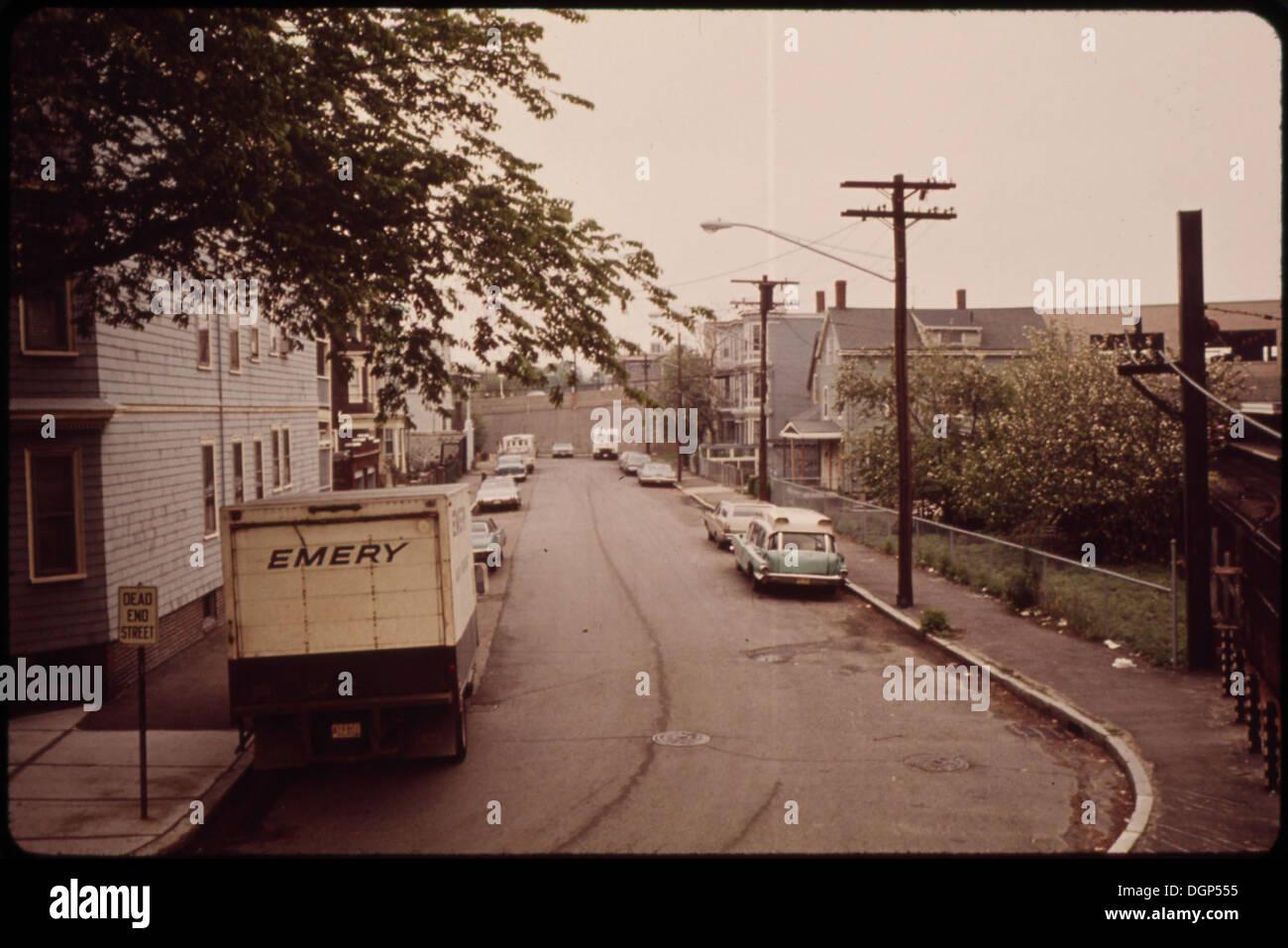 This photograph shows the area near the Wood Island Station of the ...
