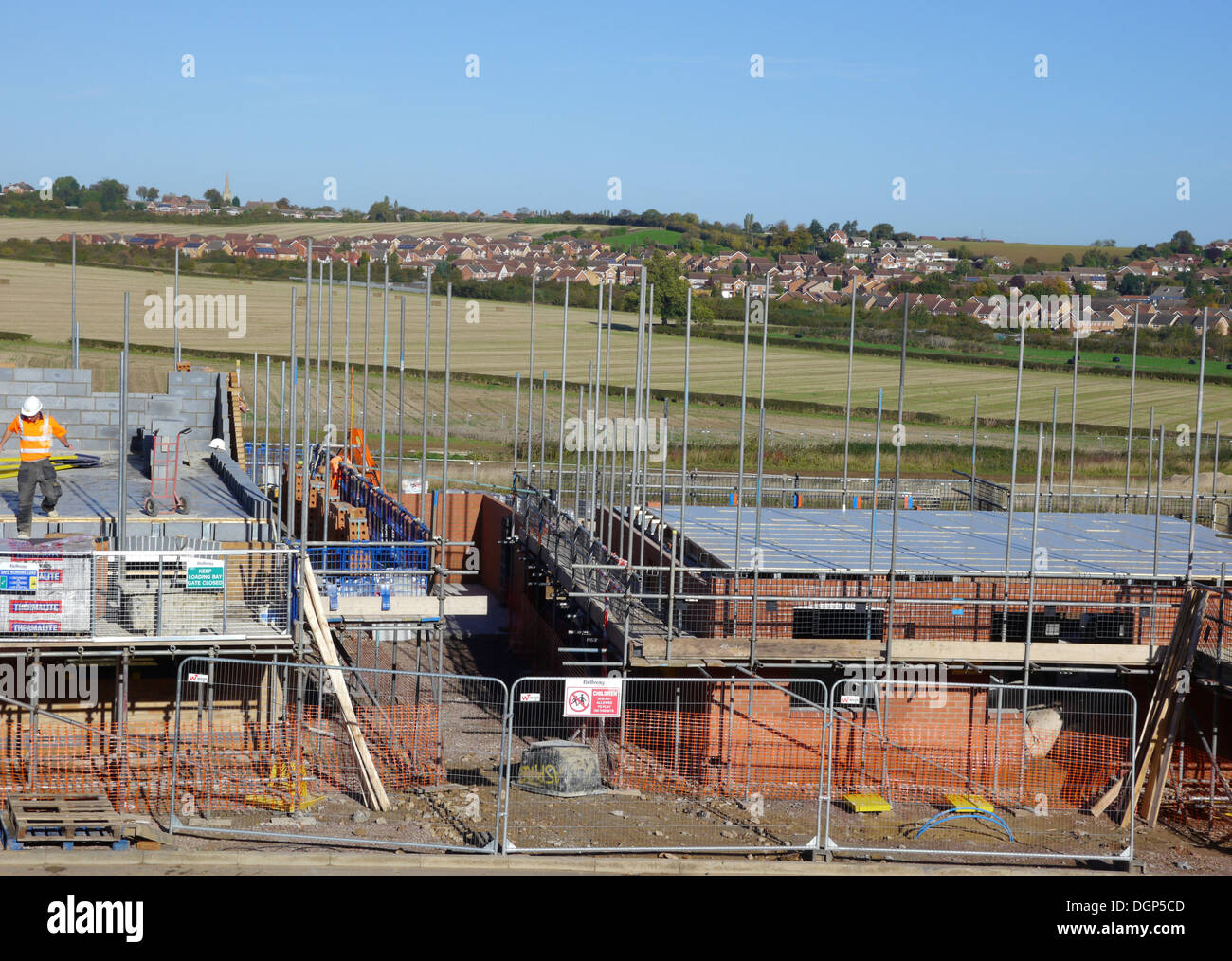 House building, Grantham, Lincolnshire Stock Photo - Alamy
