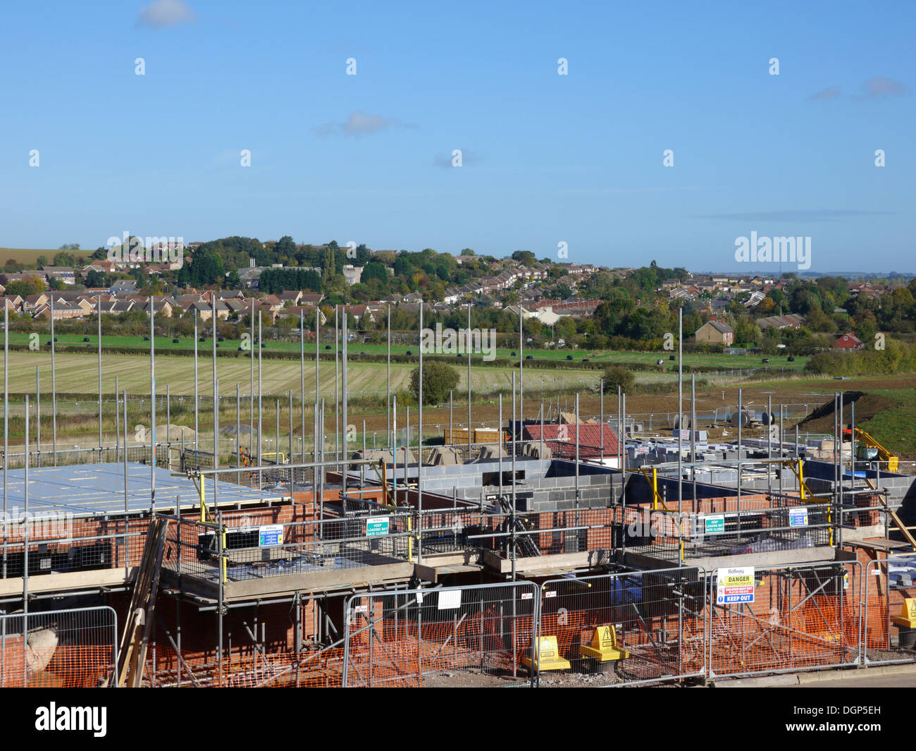 House building, Grantham, Lincolnshire Stock Photo - Alamy