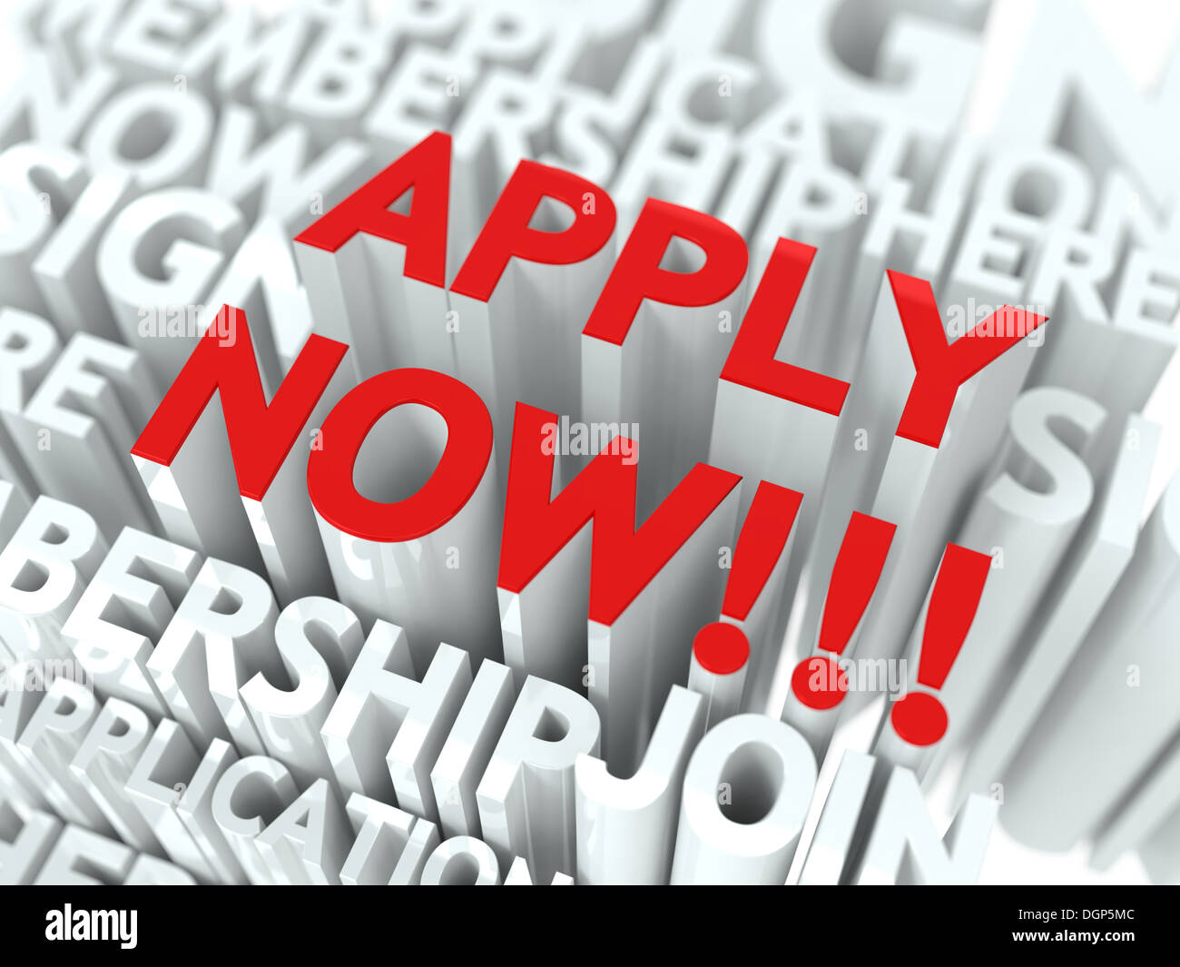 Apply Now Concept Stock Photo - Alamy