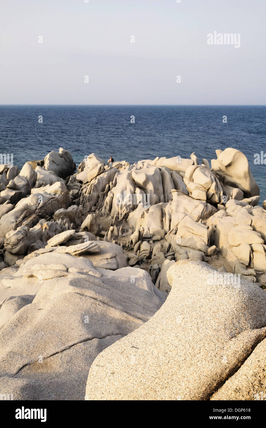 Granite cliffs at Capo Testa, Sardinia, Italy, Europe Stock Photo - Alamy