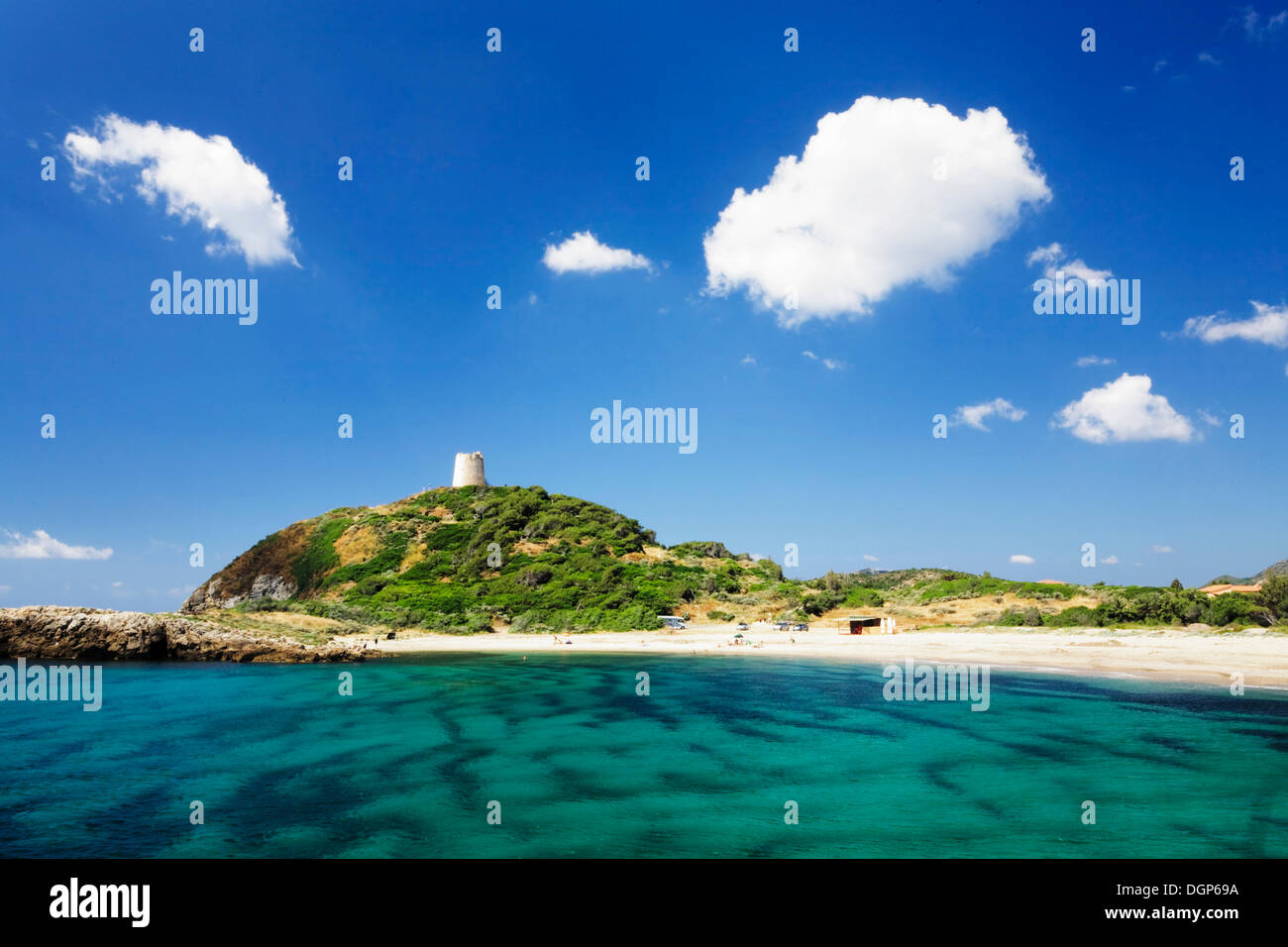 Torre di chia coastal tower hi-res stock photography and images - Alamy