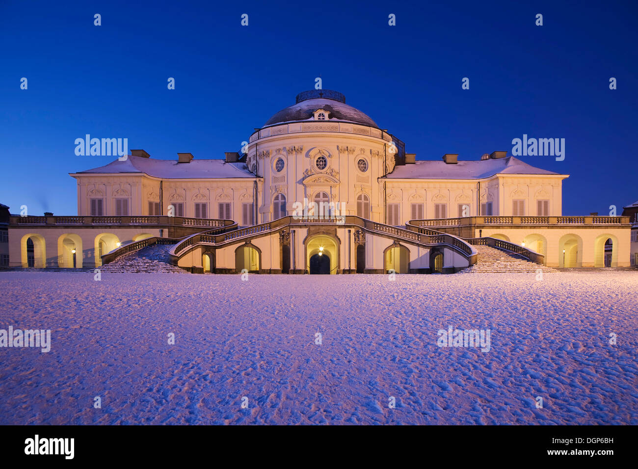 Schloss solitude castle stuttgart baden wuerttemberg hi-res stock ...