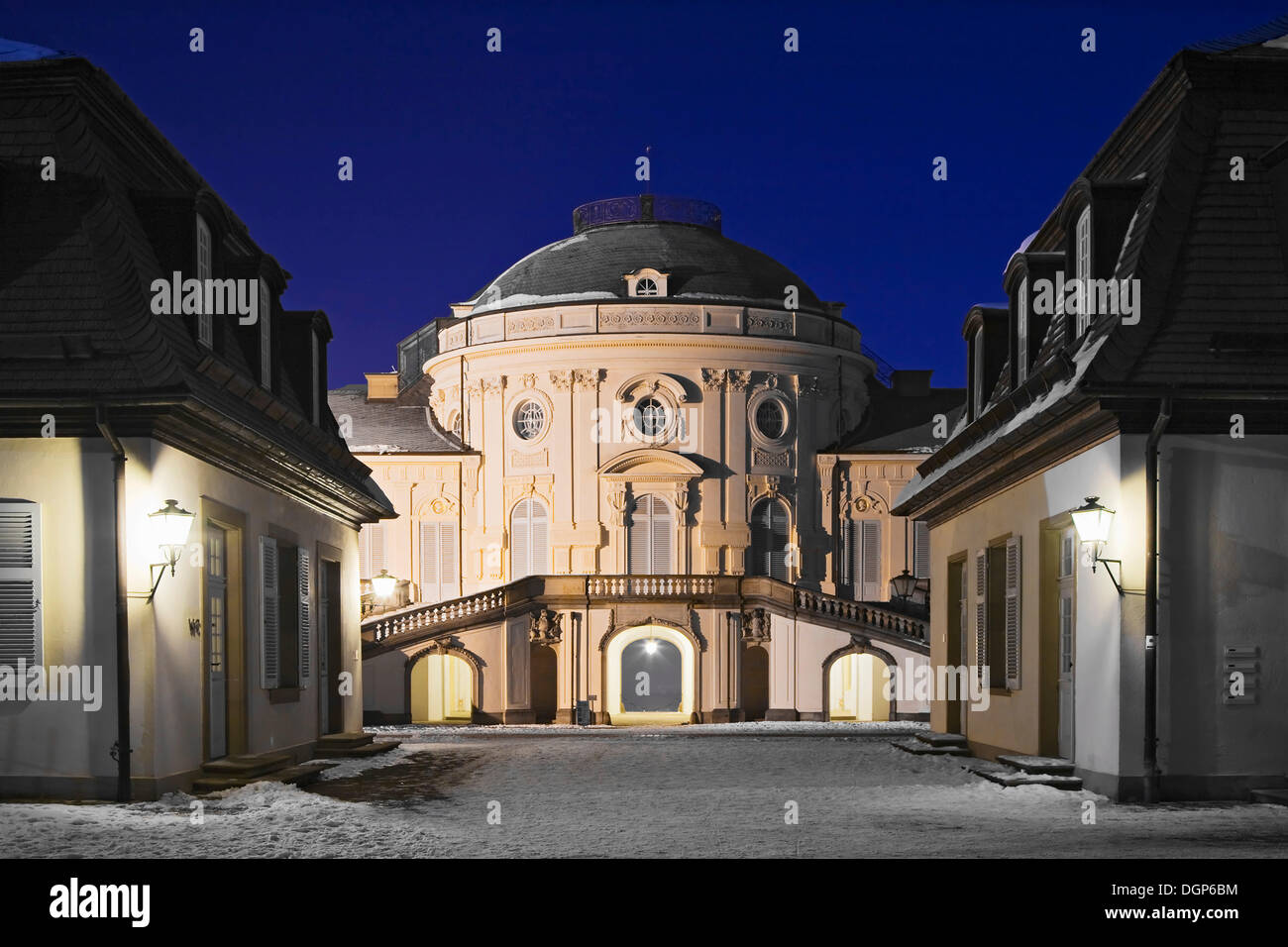 Schloss Solitude Castle, near Stuttgart, Baden-Wuerttemberg Stock Photo ...