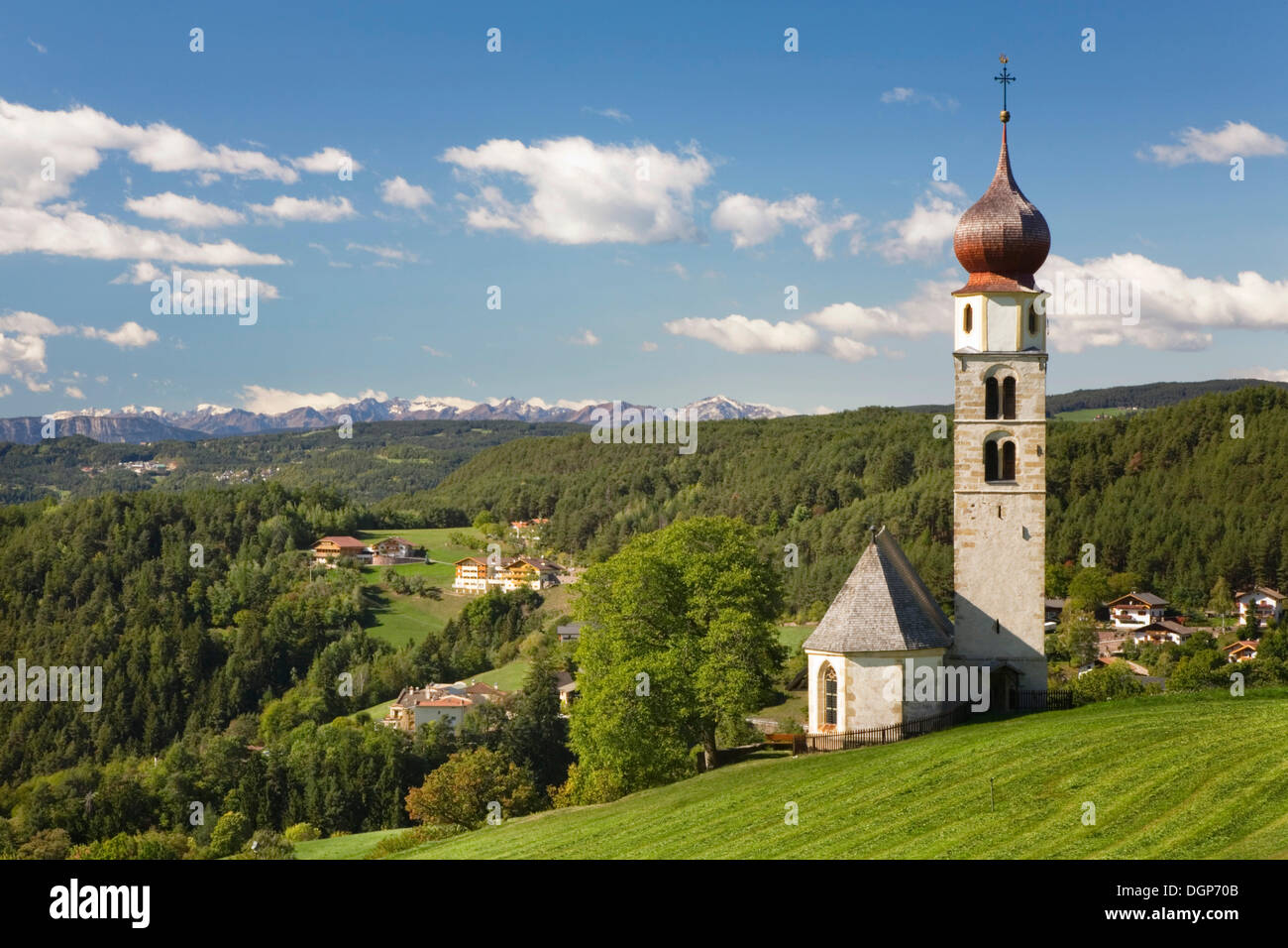 View from the Church of Saint Valentine in Seis am Schlern, Siusi allo ...