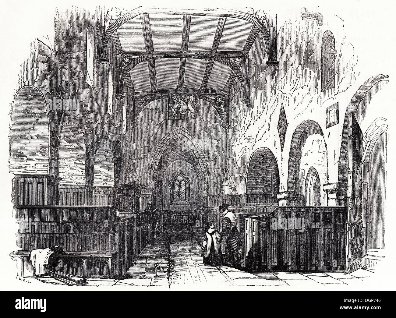 Victorian church interior hi-res stock photography and images - Alamy