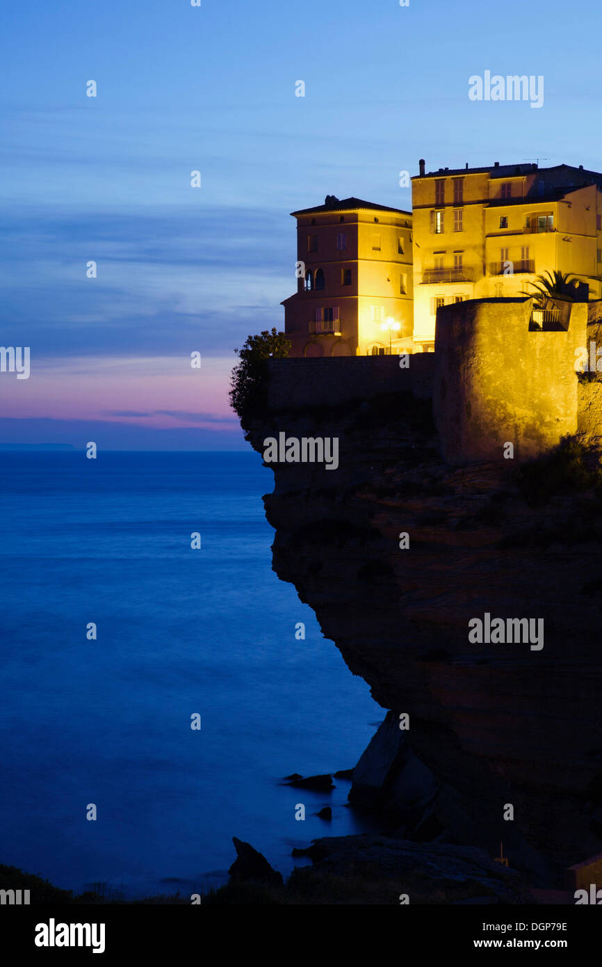 Bonifacio, Strait of Bonifacio, Corsica, France, Europe Stock Photo - Alamy