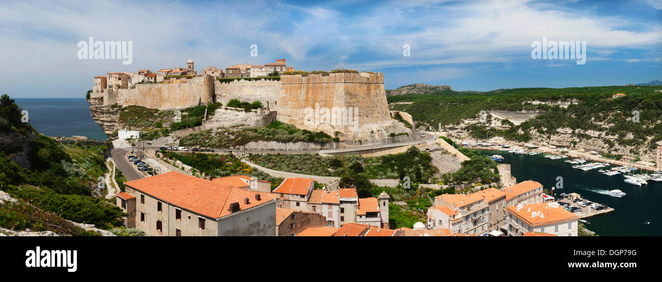 Bonifacio, Strait of Bonifacio, Corsica, France, Europe Stock Photo - Alamy